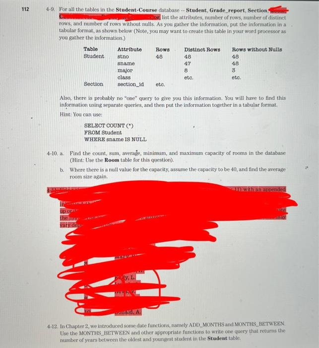Solved Oracle chapter 4 sqlplusShow what to type to create | Chegg.com