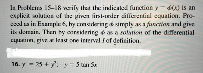 Solved In Problems 15−18 verify that the indicated function | Chegg.com