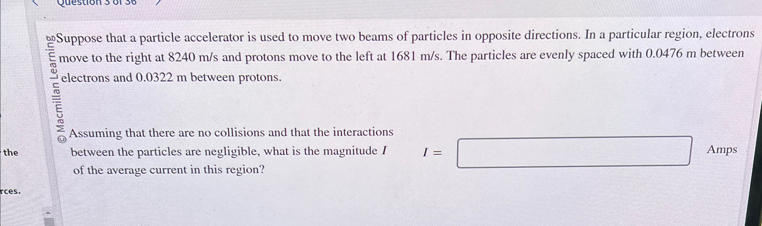 Solved ?00 ﻿Suppose that a particle accelerator is used to | Chegg.com