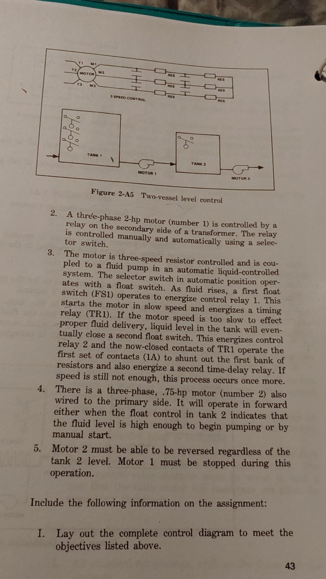 How can I design and create a control diagram of the | Chegg.com
