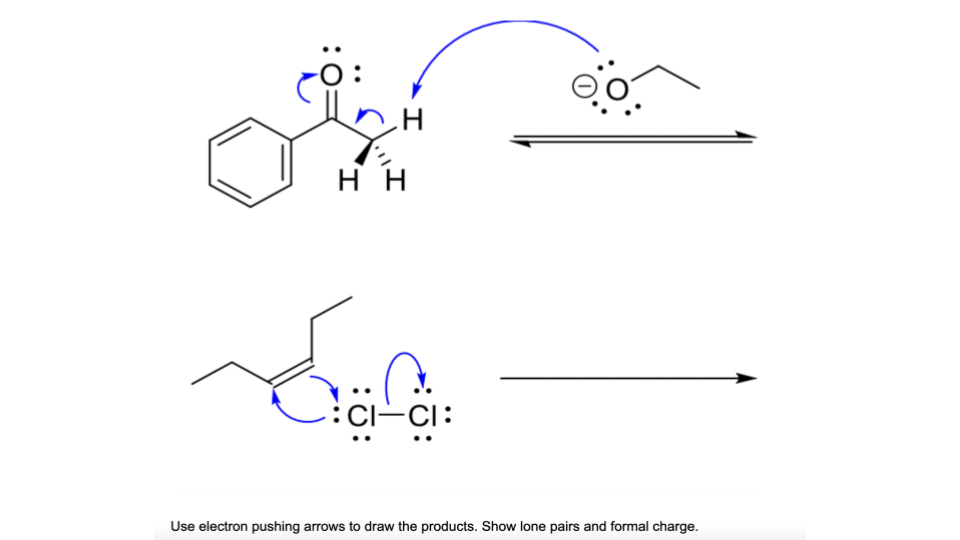 Solved Use electron pushing arrows to draw the products. | Chegg.com