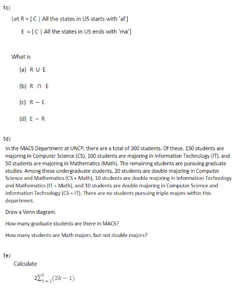 Solved In regards to discrete structures. Thank you in | Chegg.com