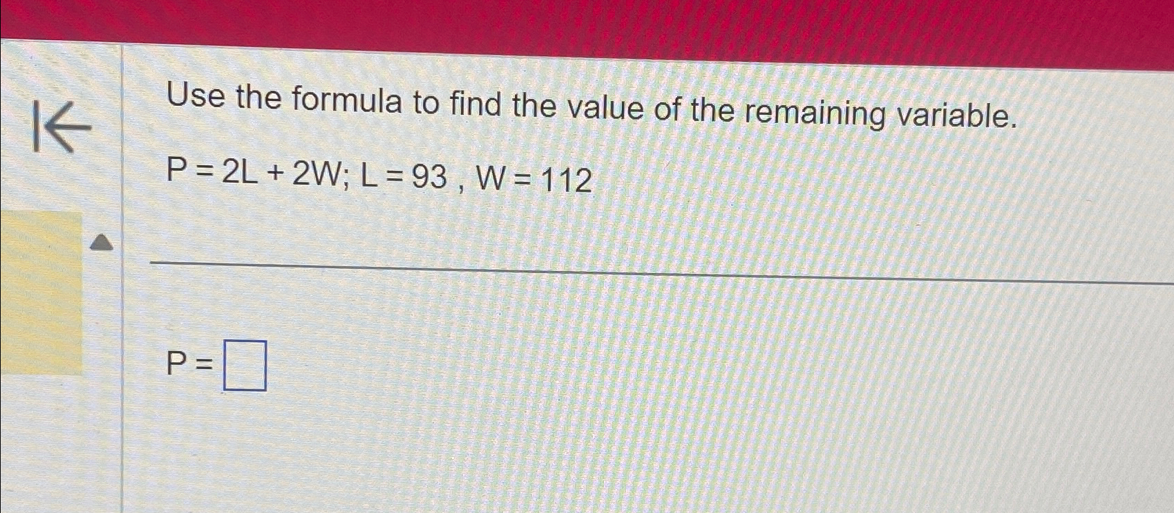 Solved Use the formula to find the value of the remaining | Chegg.com