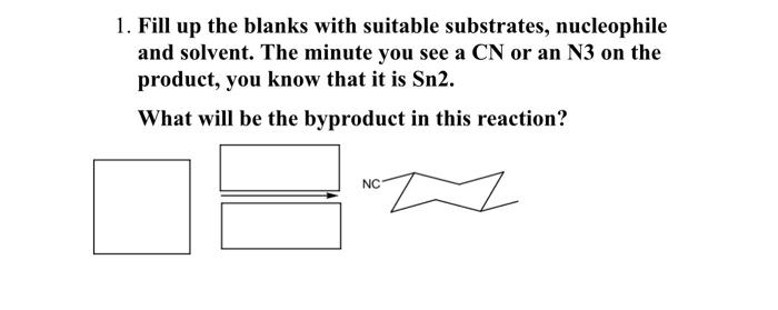 Solved 1. Fill up the blanks with suitable substrates, | Chegg.com
