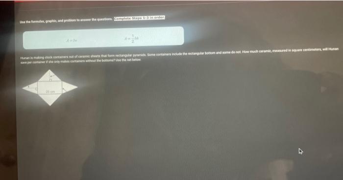 4. Step 1: Find the area of the base. Area of base = | Chegg.com
