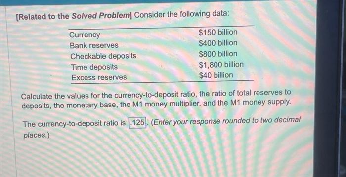 Solved [Related to the Solved Problem] Consider the | Chegg.com