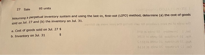 Solved 1. EX.06-13.ALGO (Algorithmic) Periodic Inventory by | Chegg.com