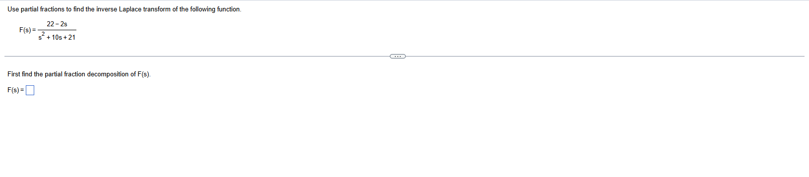 Solved Use partial fractions to ﻿find the inverse Laplace | Chegg.com