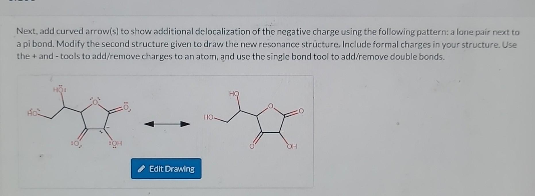 Solved Next, add curved arrow(s) to show additional | Chegg.com