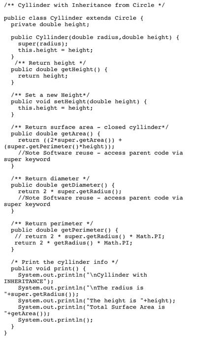Solved I Fins get the code for GeometricObject.java, Cintle | Chegg.com