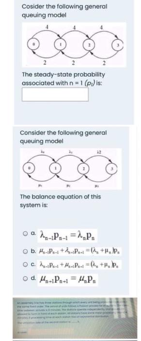 Solved Cosider the following general queuing model The | Chegg.com