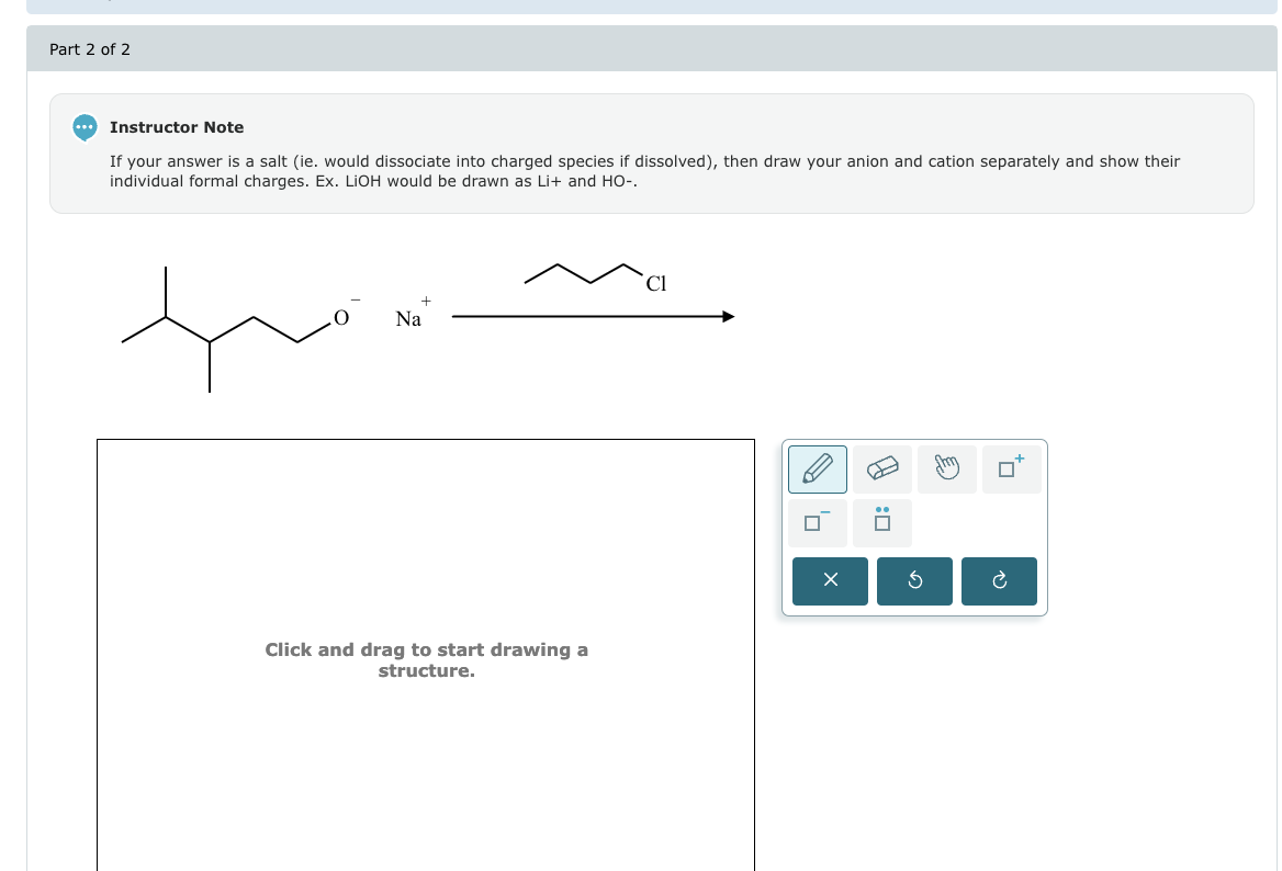Solved Instructor Note If your answer is a salt (ie. ﻿would | Chegg.com