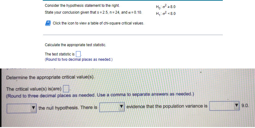 Solved Consider the hypothesis statement to the right.State | Chegg.com