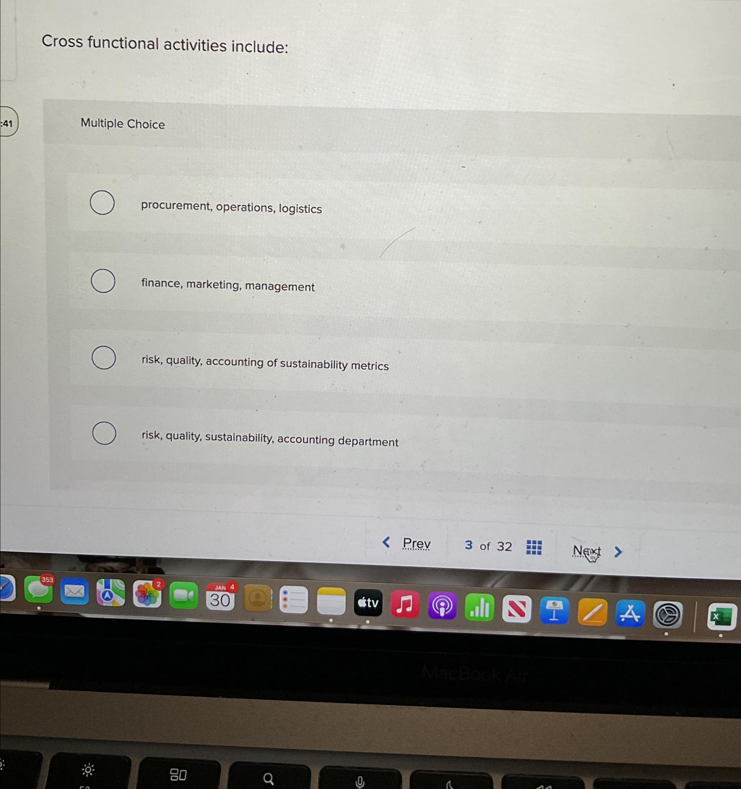 Solved Cross functional activities include:Multiple | Chegg.com