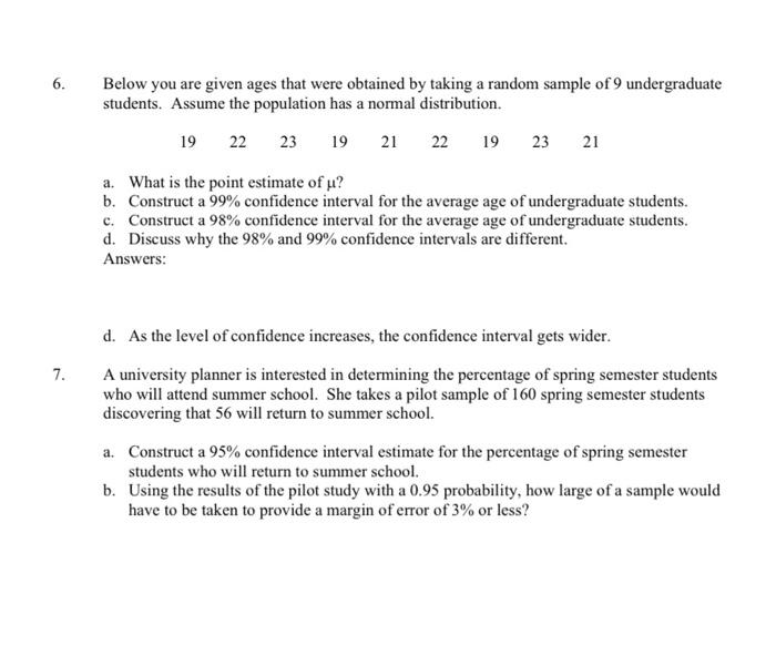 Solved 5. A random sample of 121 checking accounts at a bank | Chegg.com