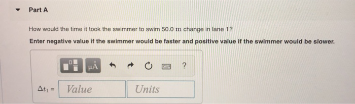 Solved In the 2016 Olympics in Rio, after the 50 m freestyle | Chegg.com