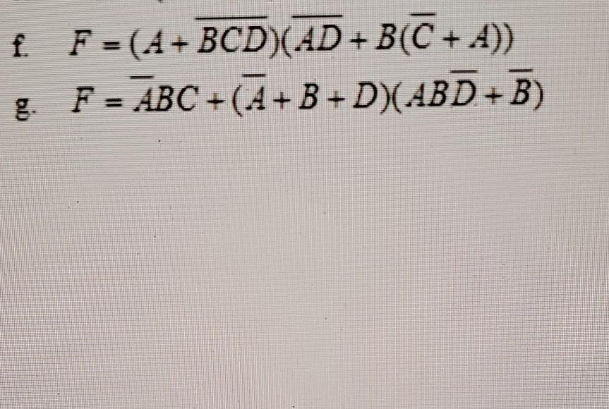 Solved Use DeMorgan’s Law to find the complement of the | Chegg.com