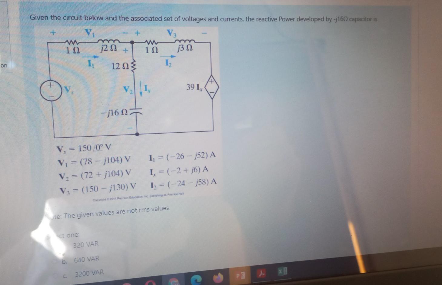 Solved Given the circuit below and the associated set of | Chegg.com