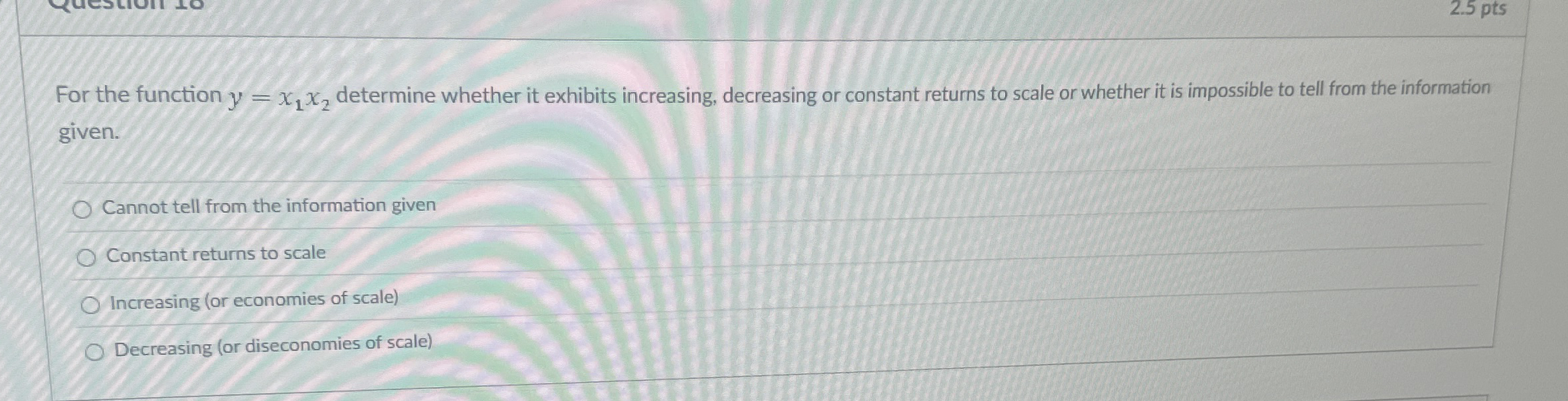 Solved For the function y=x1x2 ﻿determine whether it | Chegg.com