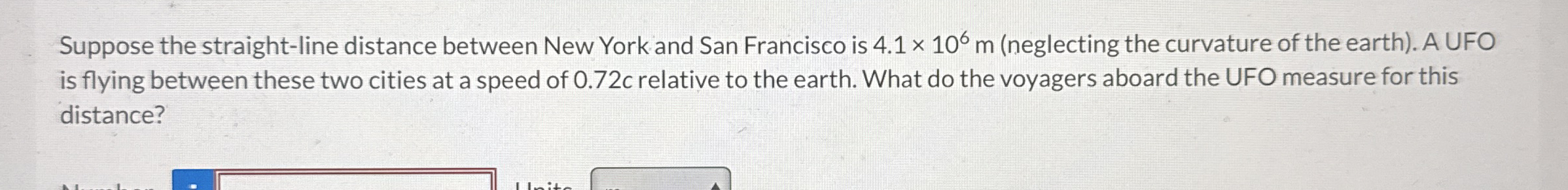 Solved Suppose the straight-line distance between New York | Chegg.com