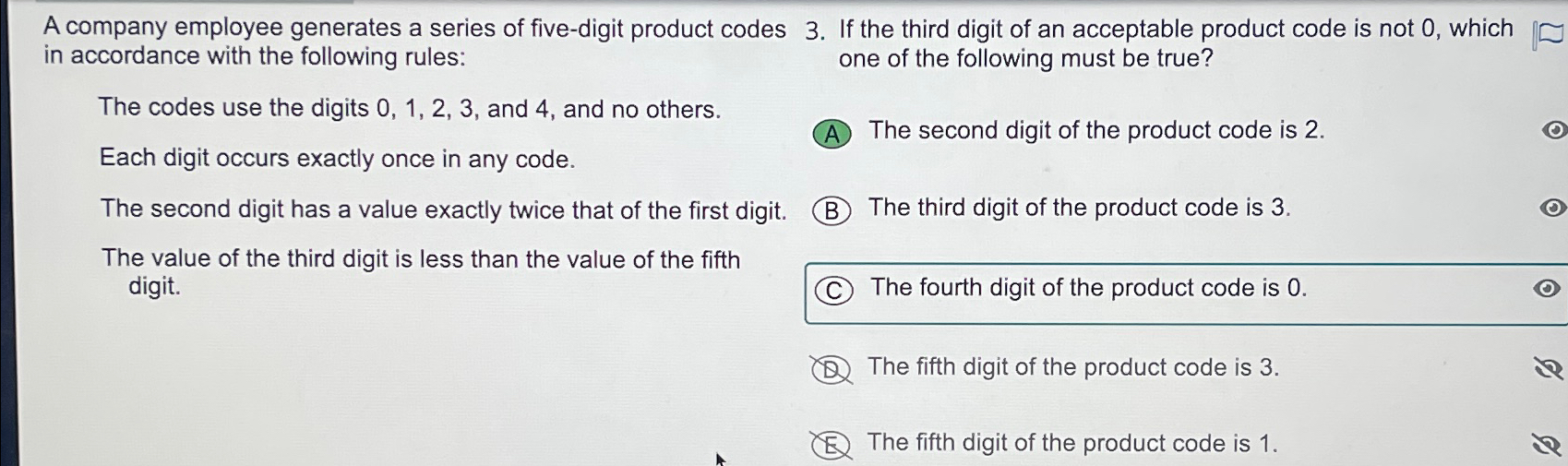 Solved A company employee generates a series of five-digit | Chegg.com