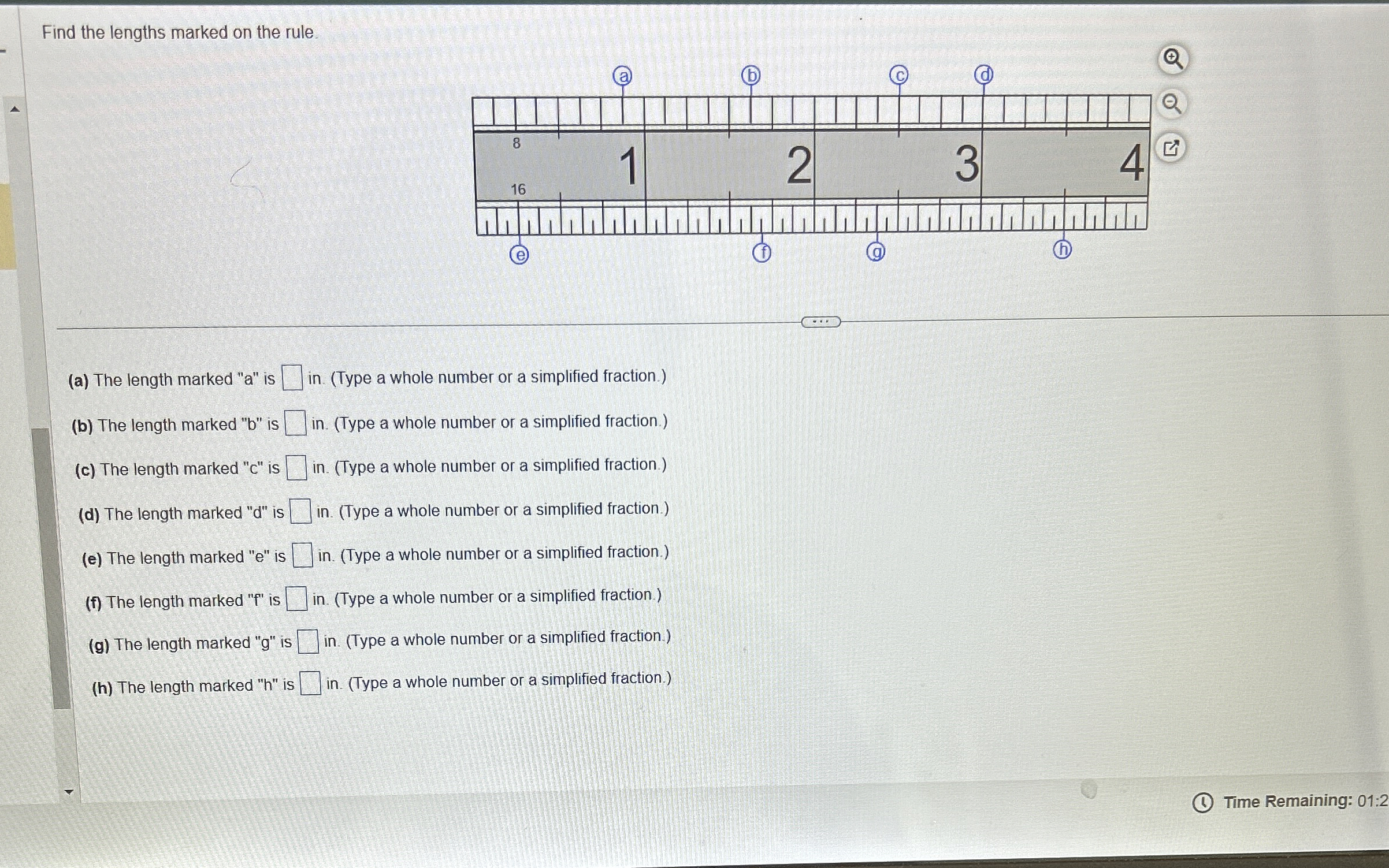 Solved Find the lengths marked on the rule.(a) ﻿The length | Chegg.com