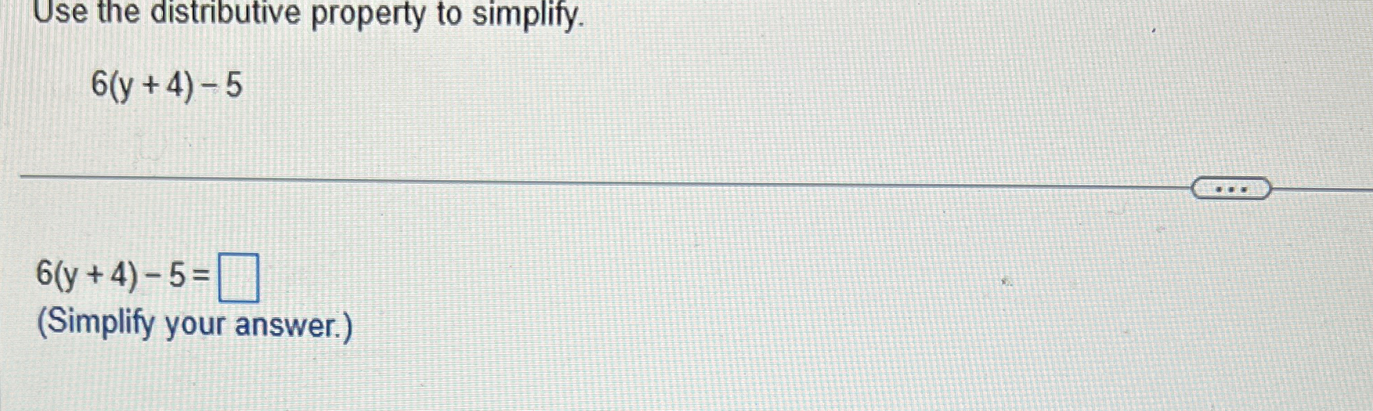 Use the distributive property to | Chegg.com