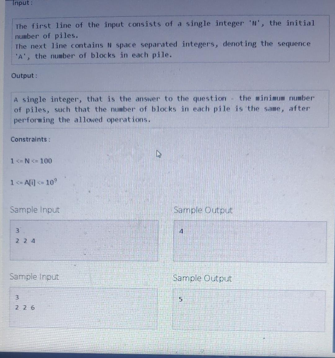 Solved Building Blocks Chinku loves playing with lego | Chegg.com