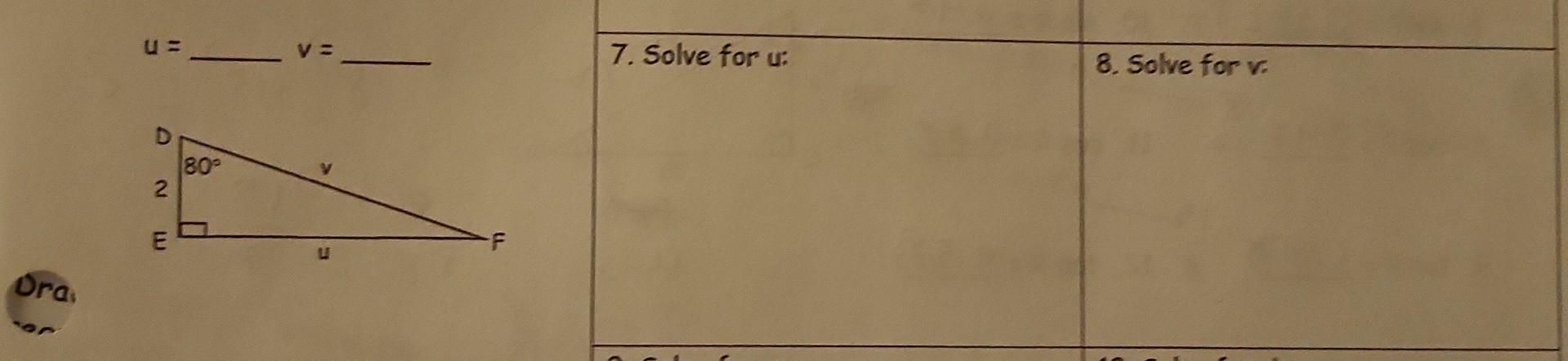 Solved u= v= | Chegg.com