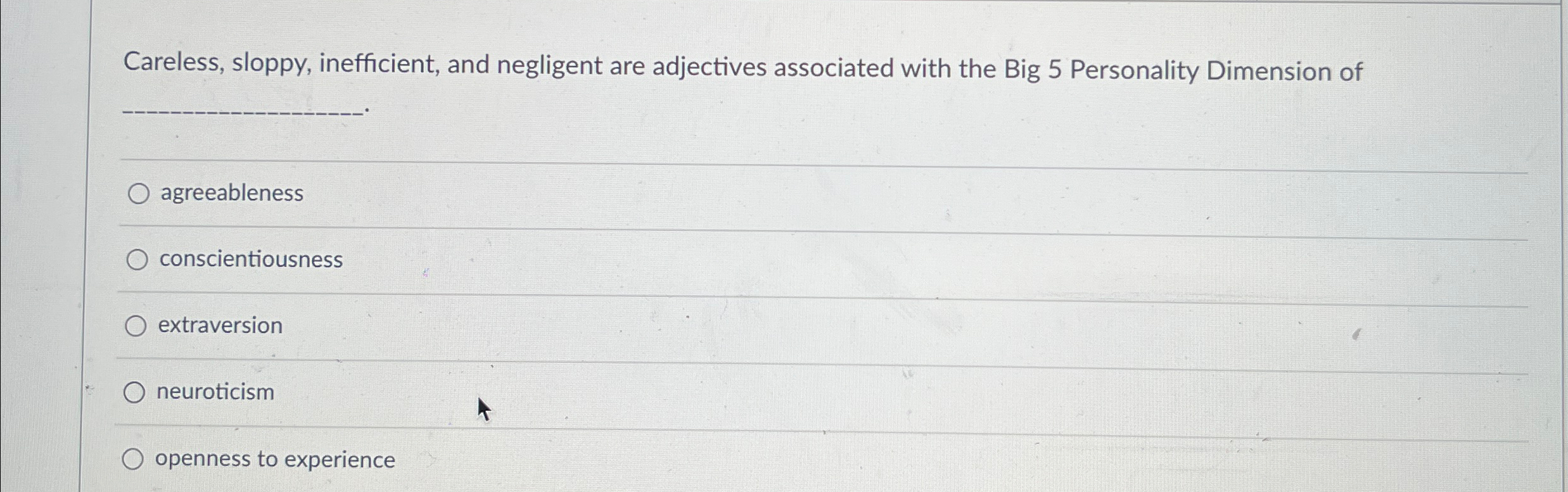 Careless, sloppy, inefficient, and negligent are | Chegg.com