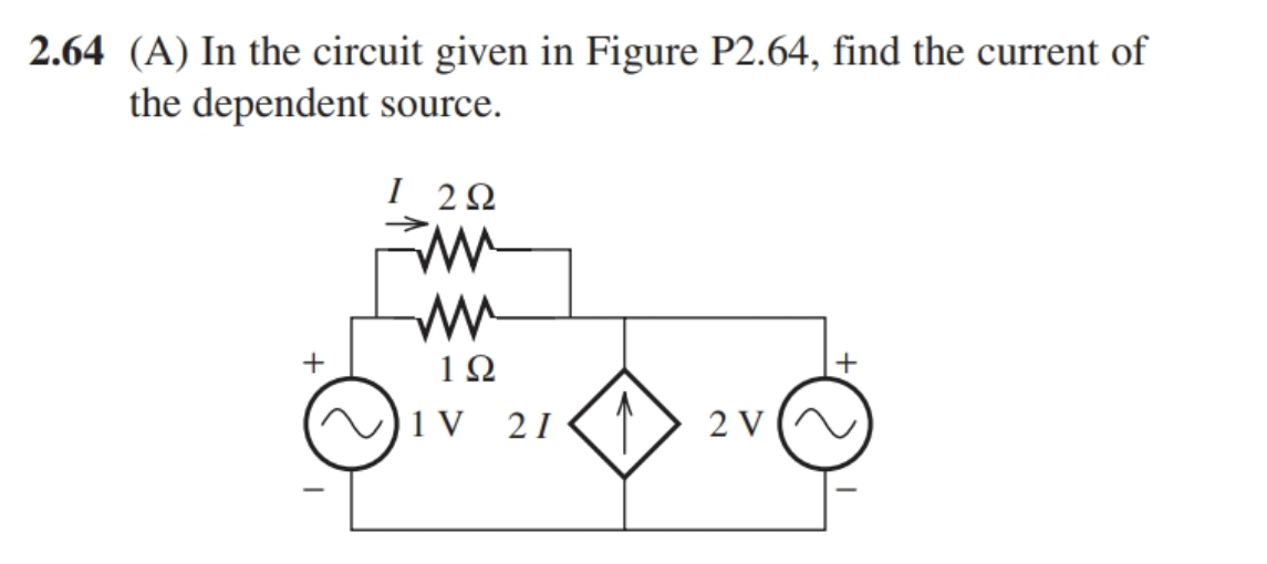 Solved 2.64 (A) ﻿In the circuit given in Figure P2.64, ﻿find | Chegg.com