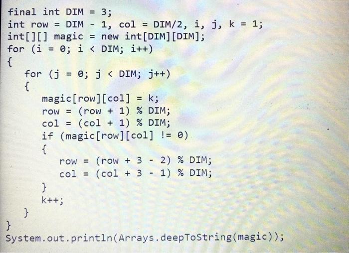 Solved Can anyone explain this code to me by telling me | Chegg.com Solved Can anyone explain this code to me by telling me | Chegg.com