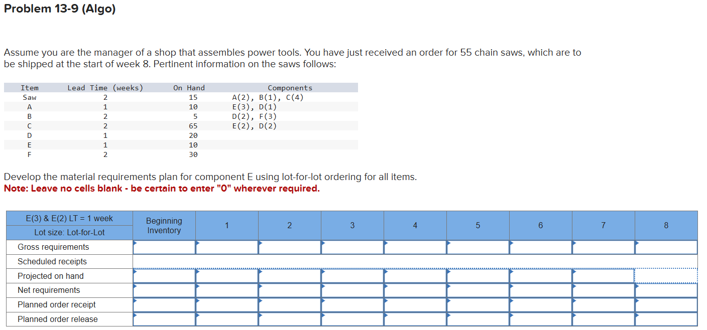 Solved Assume you are the manager of a shop that assembles | Chegg.com