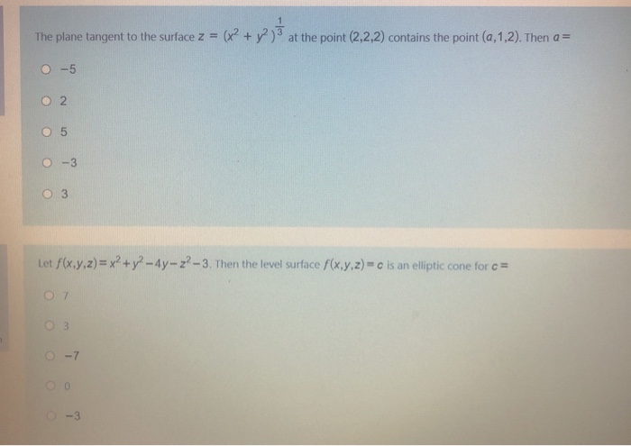 Solved The plane tangent to the surface z = (x2 + y2) (x + y | Chegg.com