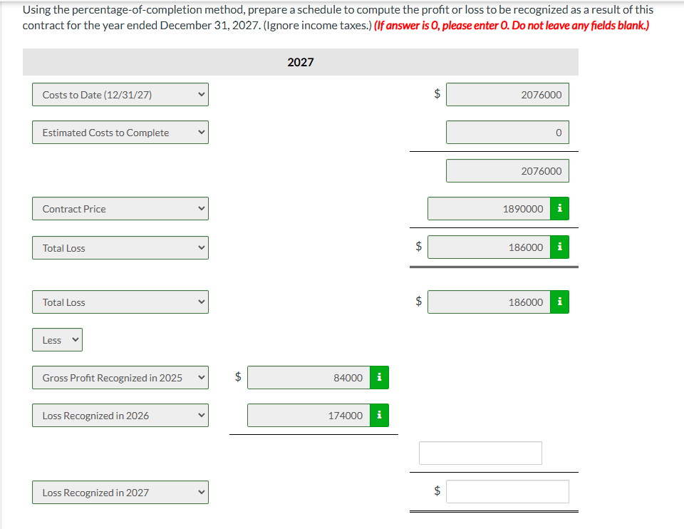 Solved Please fill in the empty boxes. I have tried -444000 | Chegg.com