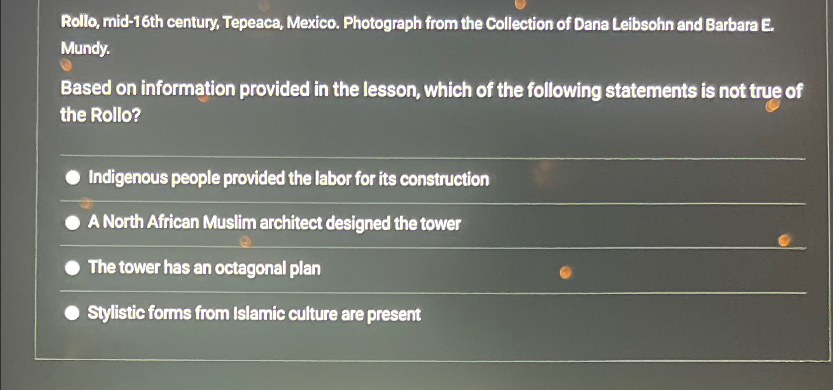 Solved Rollo, mid-16th century, Tepeaca, Mexico. Photograph | Chegg.com
