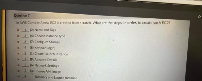 Solved In AWS Console: A new EC2 is created from scratch. | Chegg.com