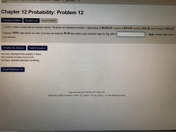 Solved chapter_12_probability / 11 Chapter 12 Probability: | Chegg.com