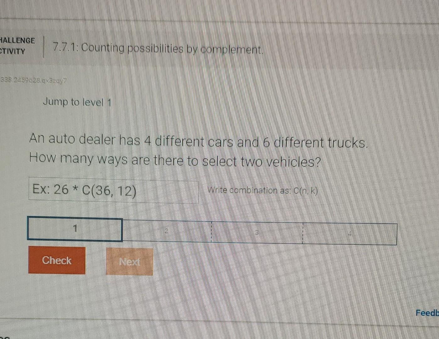 Solved how to write the answer to the combination as: C(n, | Chegg.com