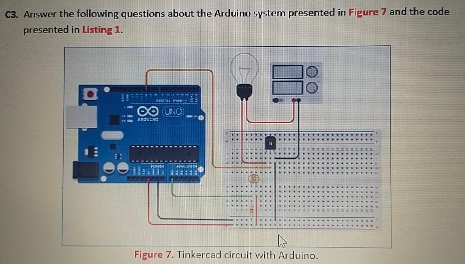 Solved C3. Answer the following questions about the Arduino | Chegg.com