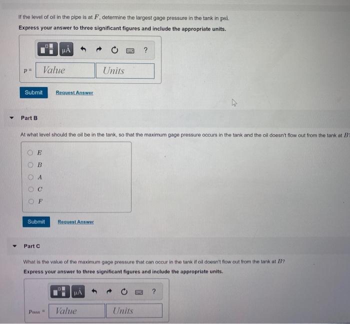 Solved The standpipe is connected at C to the field storage | Chegg.com