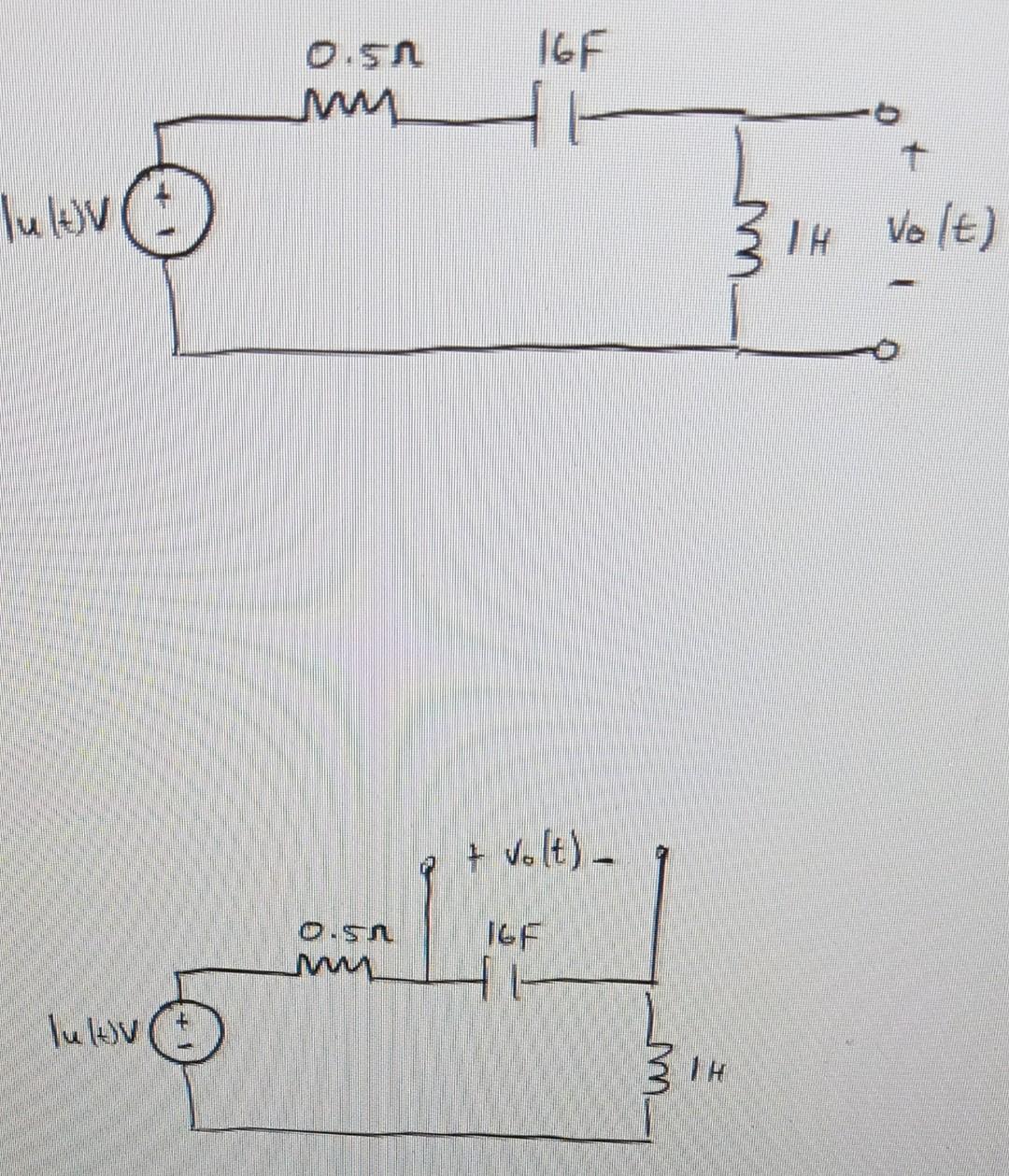 Solved Solve for vn(t). | Chegg.com