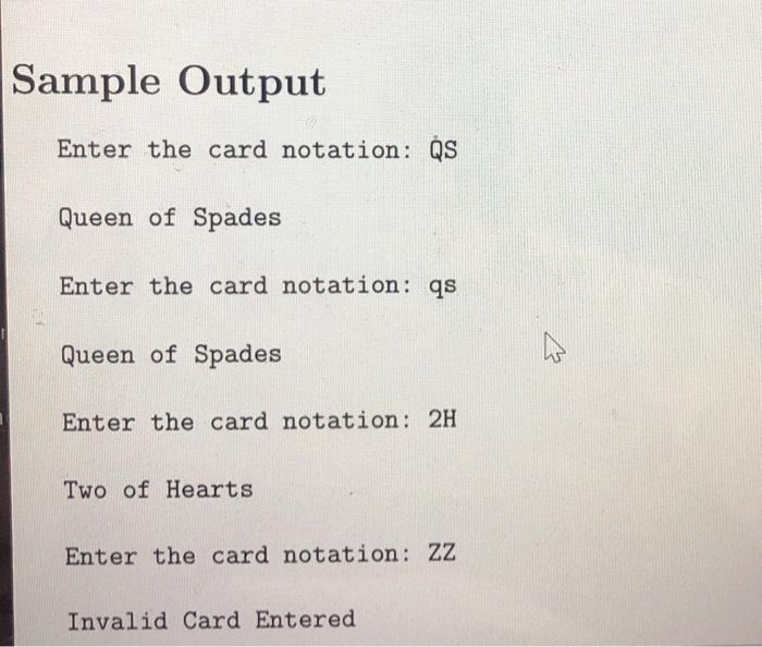 Solved Write a program that takes user input describing a | Chegg.com