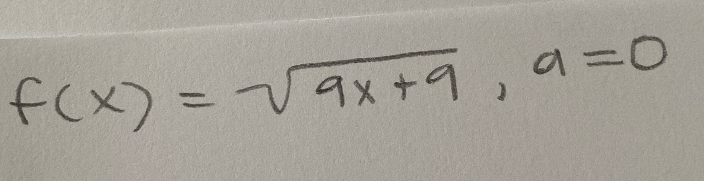 Solved f(x)=9x+92,a=0 ﻿Find the linearization L(x) ﻿of f (x) | Chegg.com