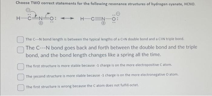 Solved The \\( \\mathrm{C}-\\mathrm{N} \\) bond length is | Chegg.com