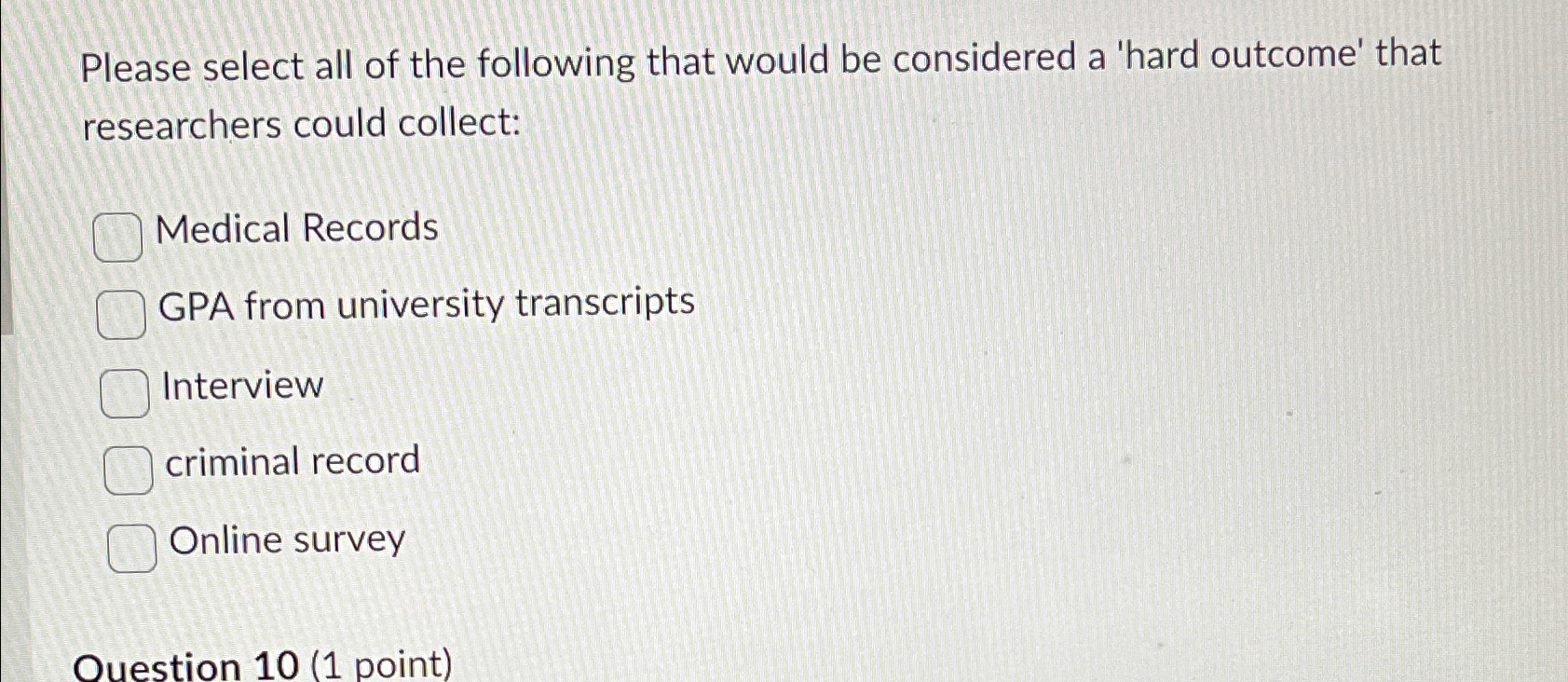 Solved Please select all of the following that would be | Chegg.com