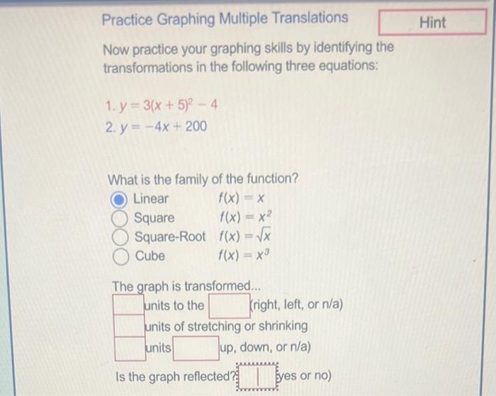 Solved Practice Graphing Multiple Translations Now practice | Chegg.com