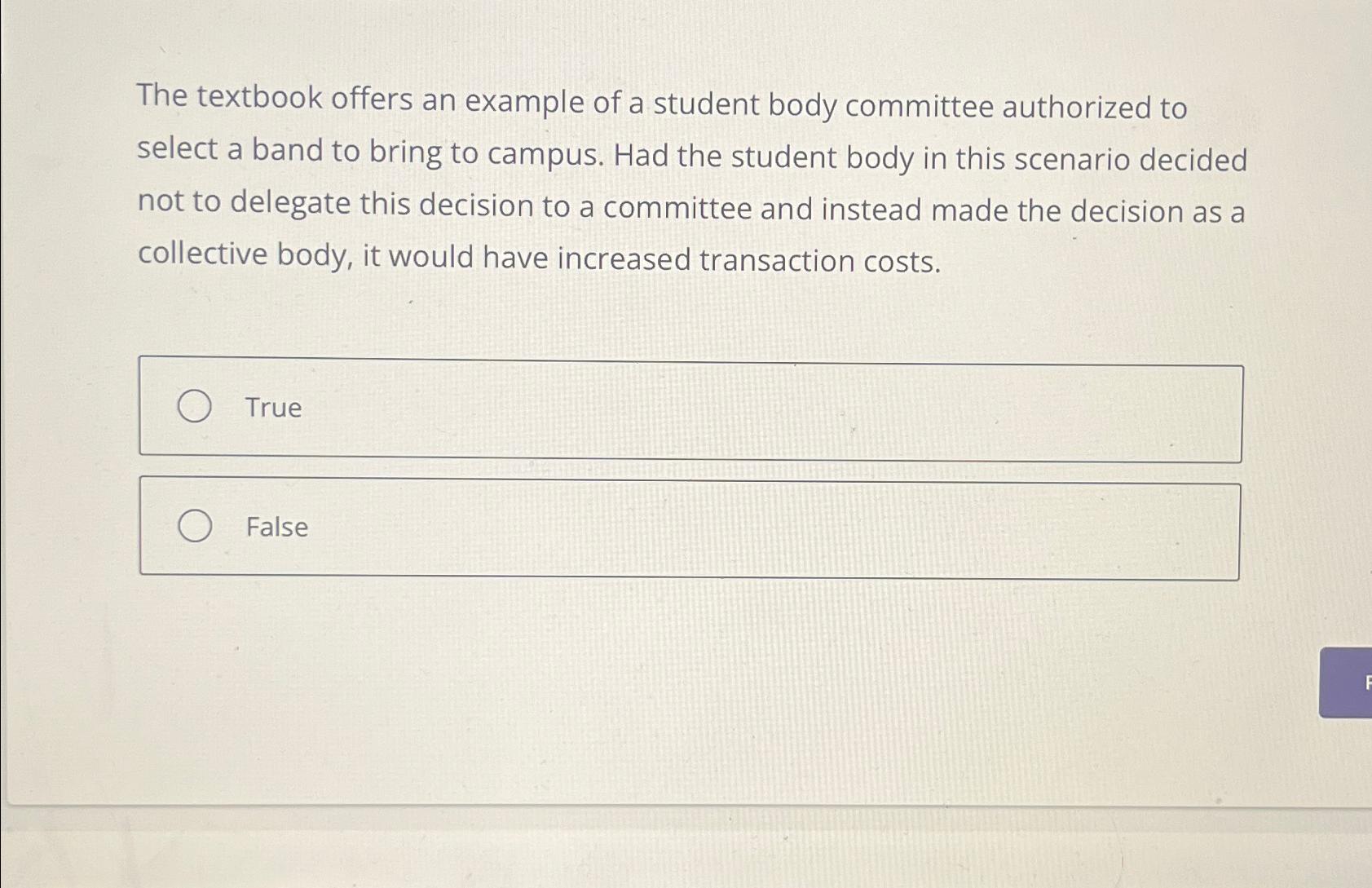 Solved The textbook offers an example of a student body | Chegg.com