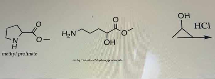 Solved If these two products react with IPA and HCl | Chegg.com