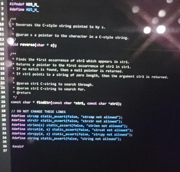 Solved C-String Functions W . from the standard library, and | Chegg.com